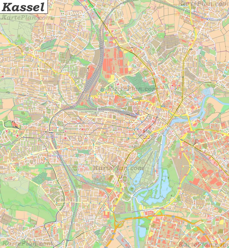 Karte Von Kassel