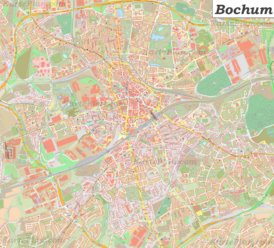 Stadtplan Bochum | Deutschland | Stadtpläne von Bochum