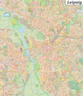 Stadtplan Leipzig | Deutschland | Stadtpläne von Leipzig