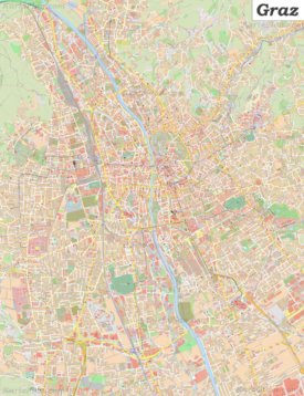 Stadtplan Graz | Österreich | Stadtpläne von Graz